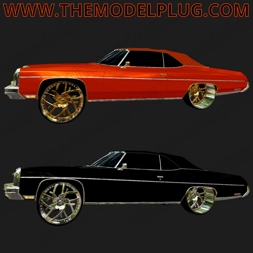 1/25 Scale - RUCC! CREAME in 26"-30" Donks, G-Body, Caprice, Impala, B ...