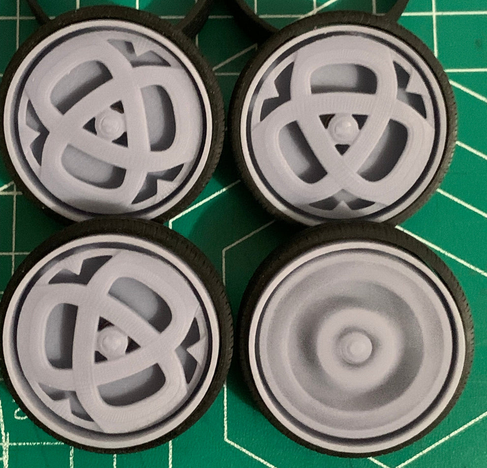 1/25 Scale - DUB MARKEE SPINNER - in 28"-36" Donk, Big Rims, Box Chevy ...