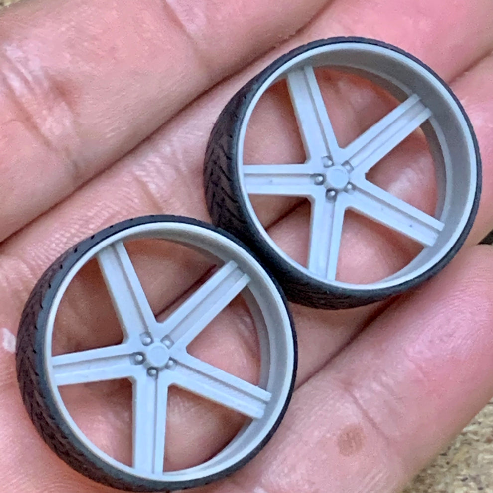 1/25 Scale - TMP D109S IROC Staggered - Donk, Big Rims, G-Body, Camaro – THE MODEL PLUG