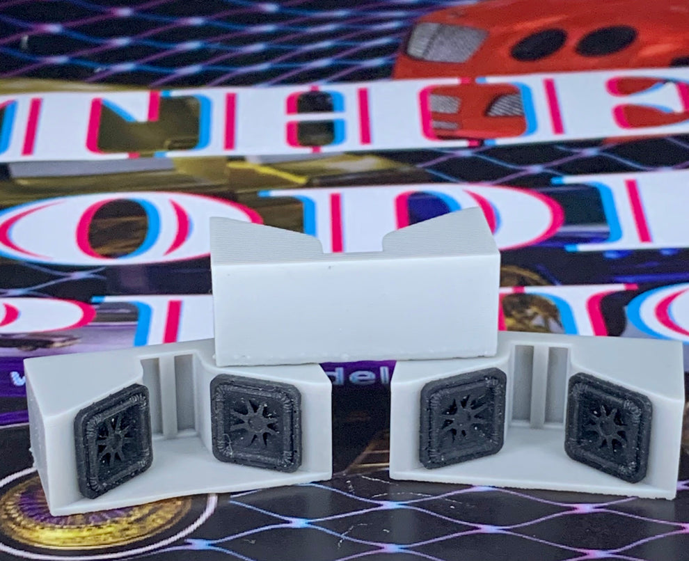 1/25 Scale - TMP Solo-Baric Style 12" Subs & Box - Donk, Lowrider, Box ...