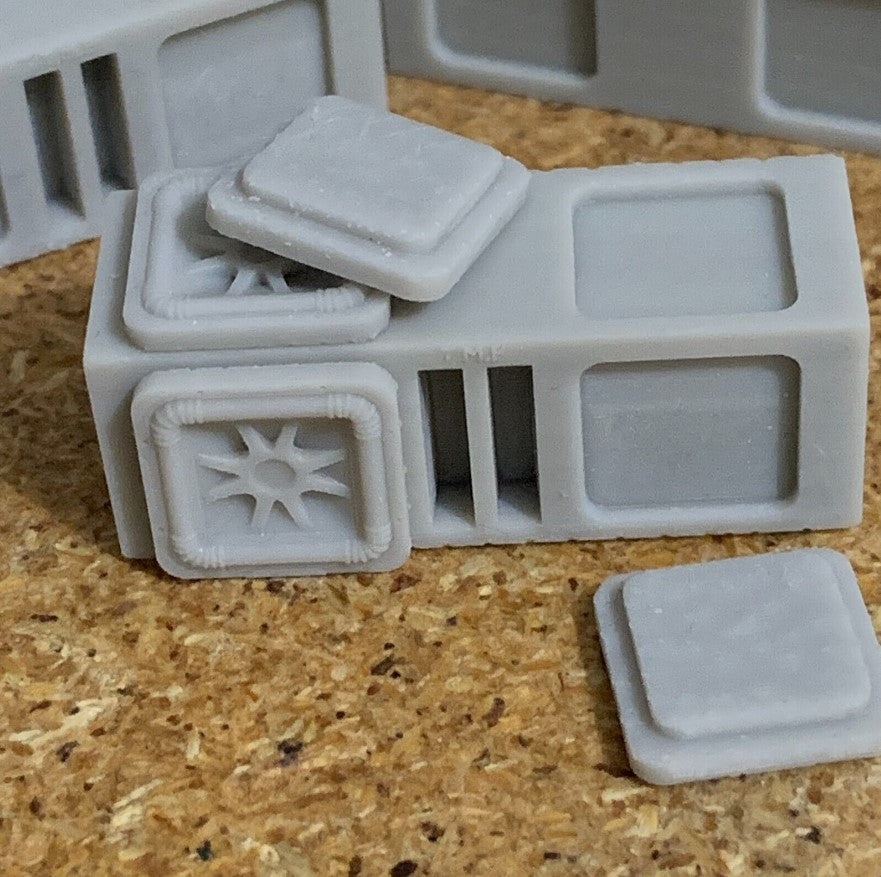 1/25 Scale - TMP Solo-Baric Style Subs & Box (2 styles) - Donk, Lowrid ...